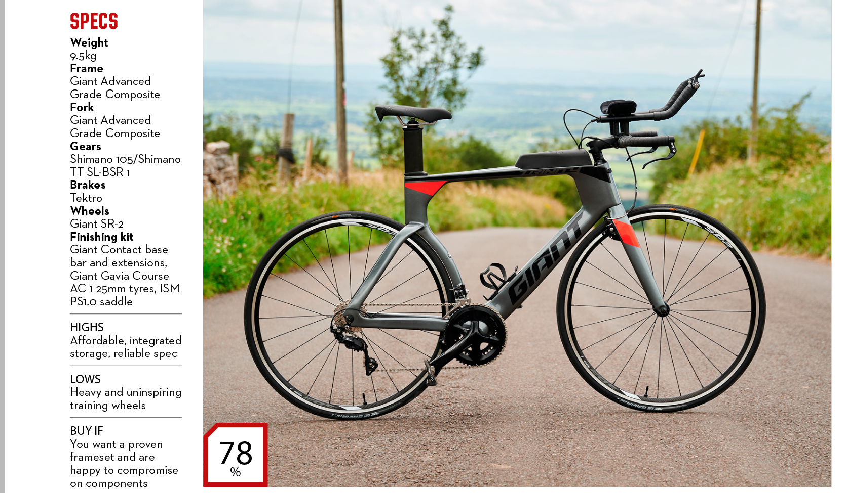 Giant Trinity Advanced tri bike review | 220 Triathlon
