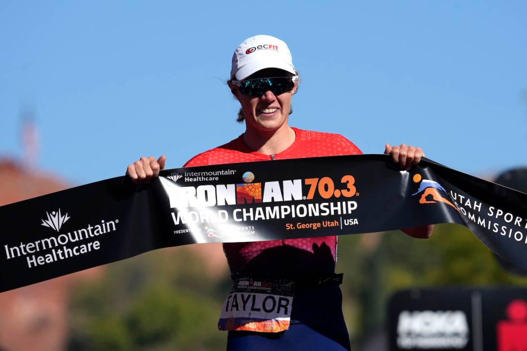 Taylor Knibb takes impressive win at Ironman 70.3 World Champs | 220 ...