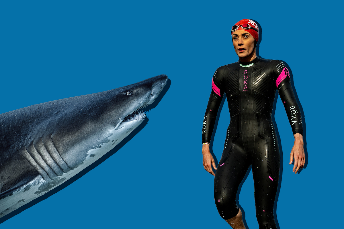 Can Lucy Charles-Barclay swim faster than a shark? | 220 Triathlon
