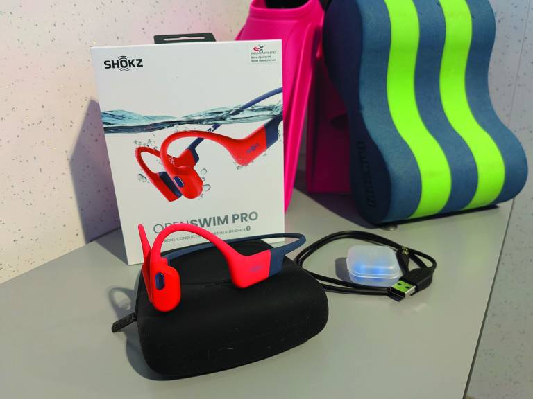 Shokz OpenSwim Pro waterproof headphones review | 220 Triathlon